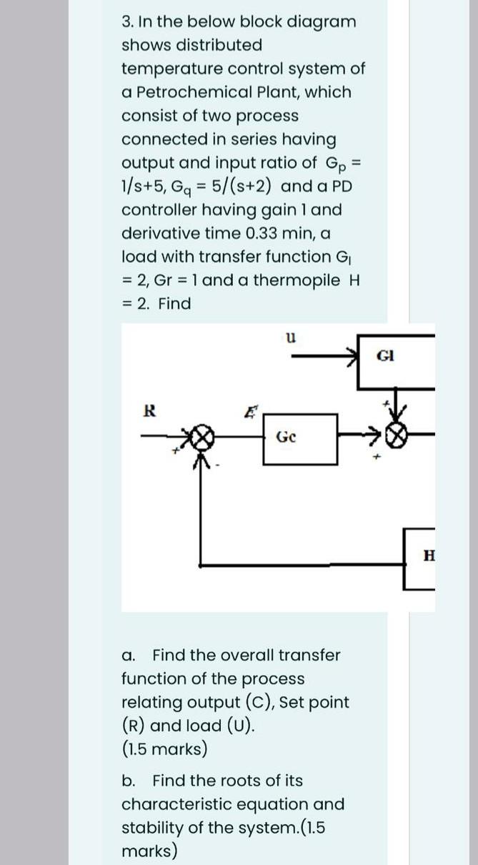 3. In the below block diagram shows distributed | Chegg.com