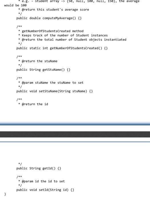 Solved Using Java Programming Language Using the information | Chegg.com
