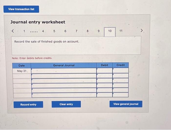 Solved Journal entry worksheet 5 Record direct materials | Chegg.com