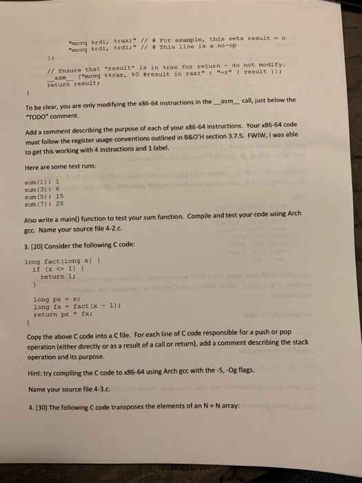 Also write a main() function to test your loop | Chegg.com