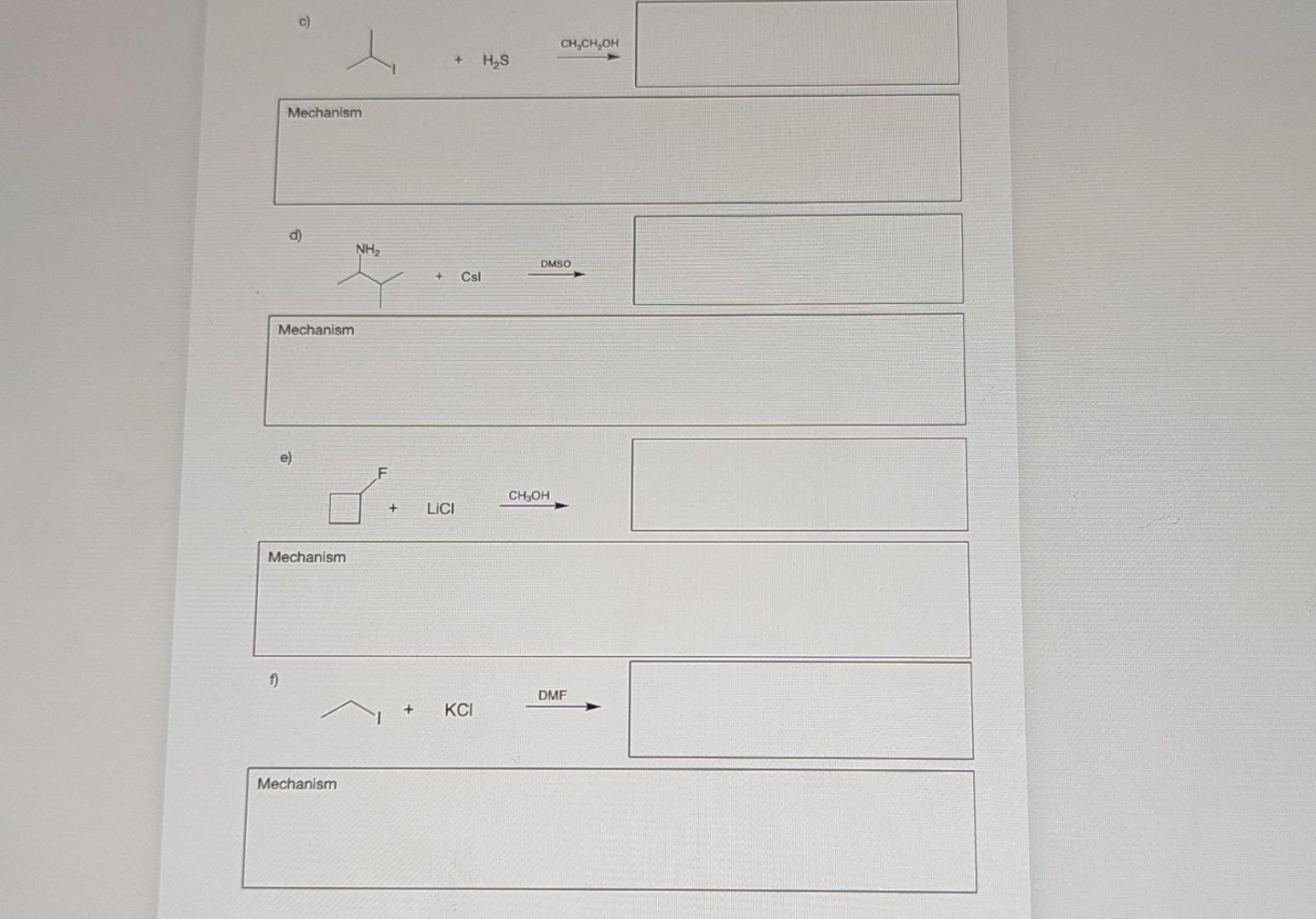 Solved 7. The following reaction of compounds below. Place a | Chegg.com