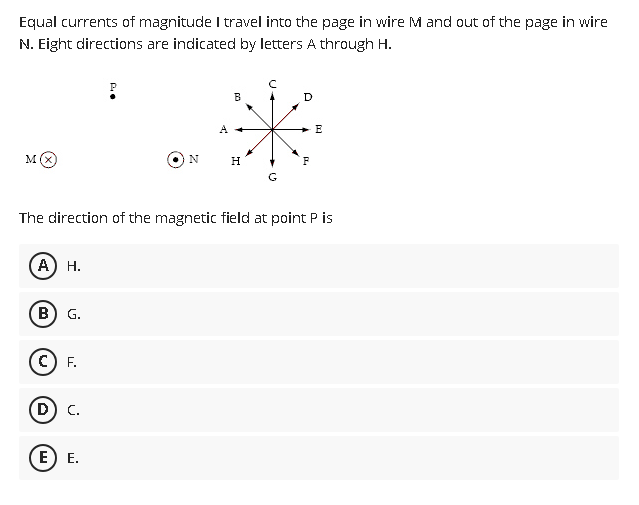 Solved Equal currents of magnitude I travel into the page in | Chegg.com