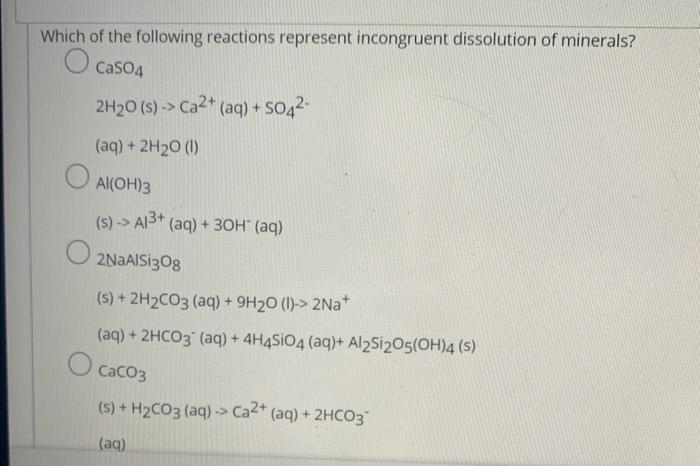 Solved Which of the following reactions represent | Chegg.com