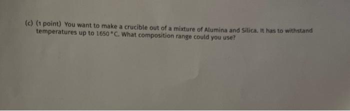 Solved 6. Consider the Alumina (Al2O2)− Silica (SiO2) phase | Chegg.com