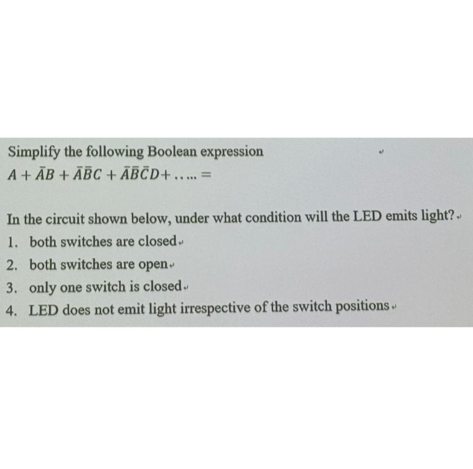 Q1.Simplify the following Boolean | Chegg.com
