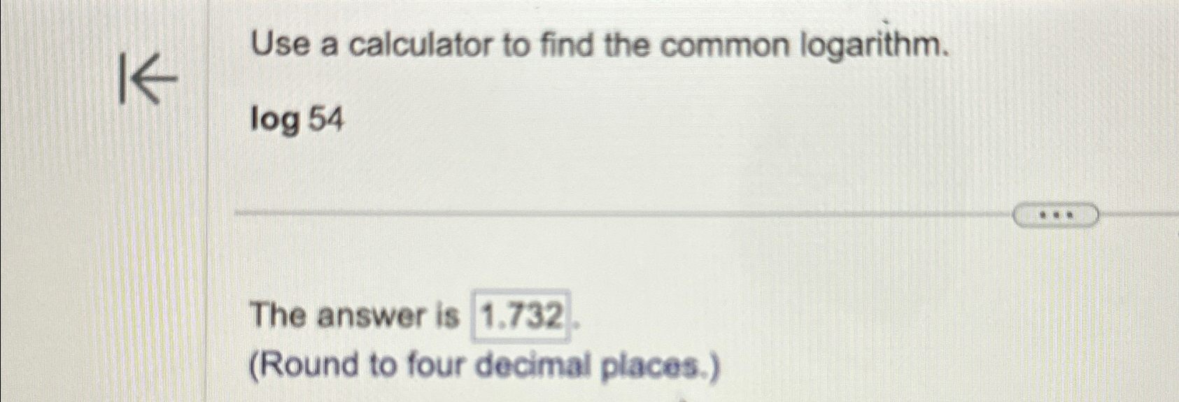 Solved Use a calculator to find the common | Chegg.com