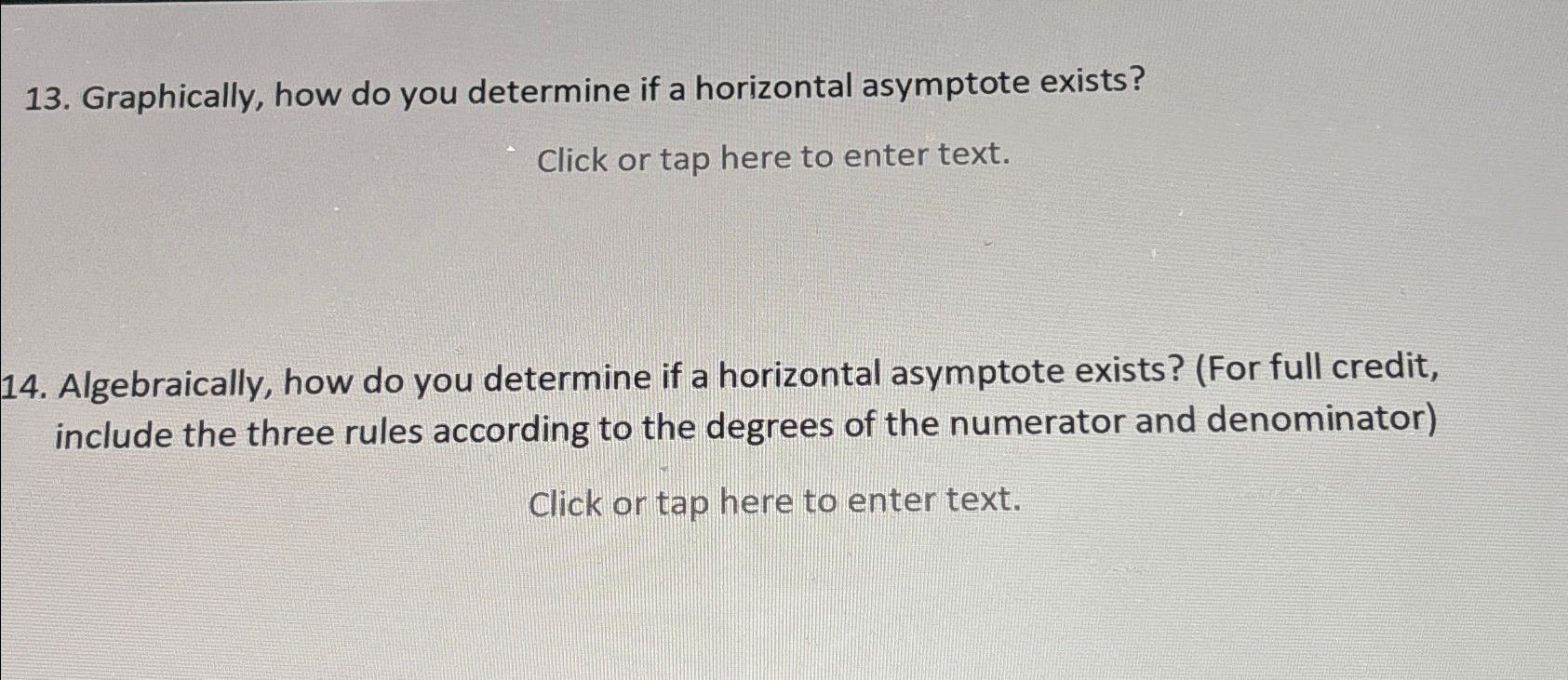 Solved Graphically, how do you determine if a horizontal | Chegg.com