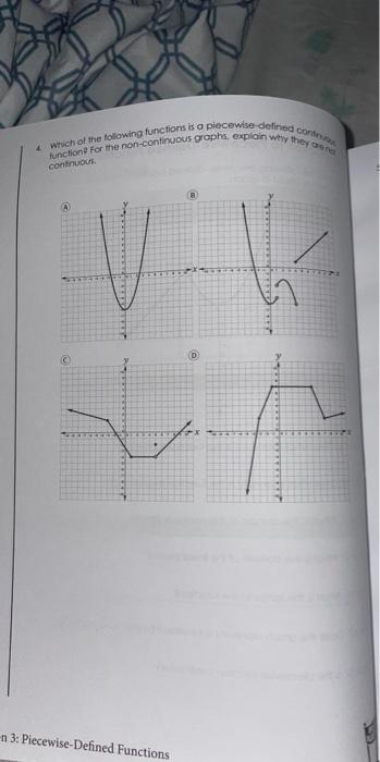 Solved Introduction to Piecewise-Defined Functions - Part 1 | Chegg.com