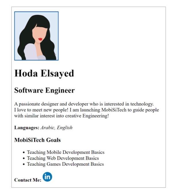 Solved Solve Ex1 ( A&B )a) Use HTML to design a personal | Chegg.com