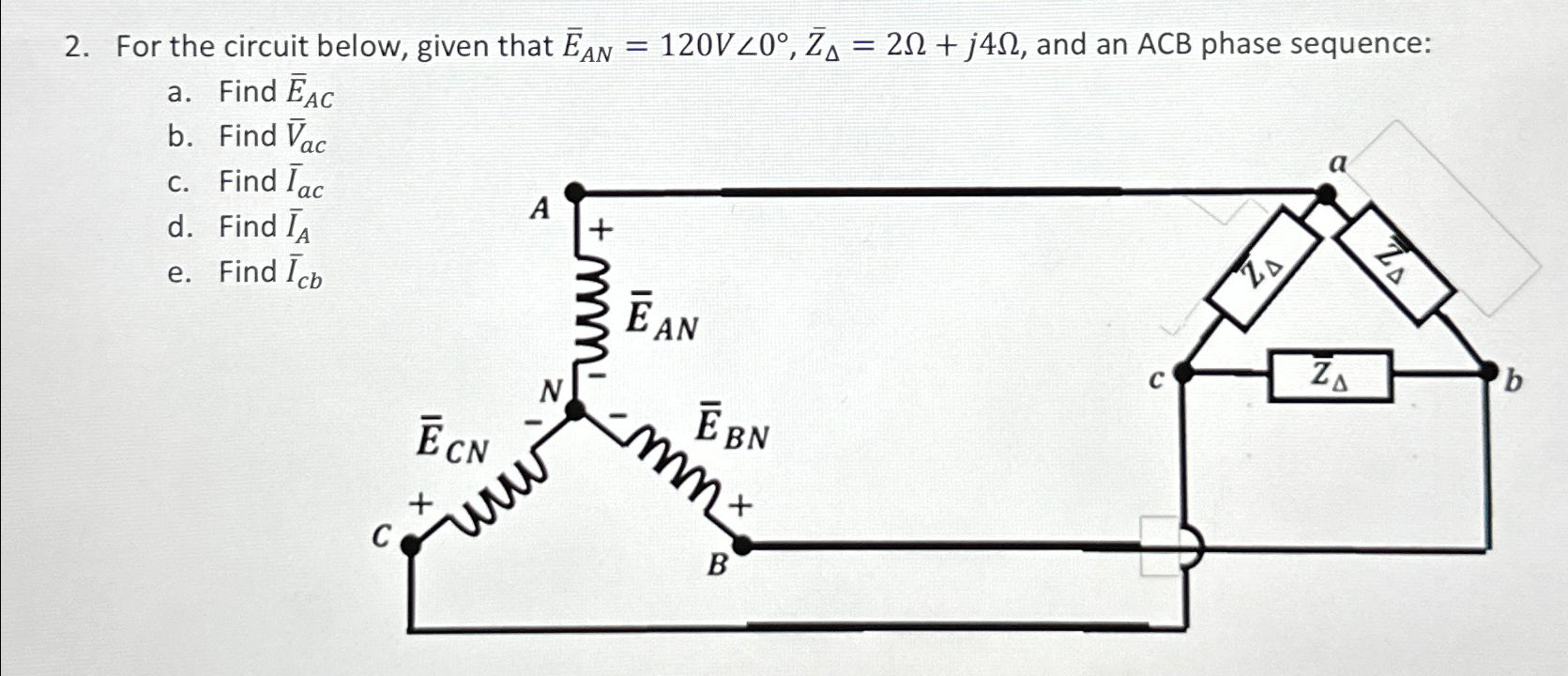Solved For the circuit below, given that | Chegg.com