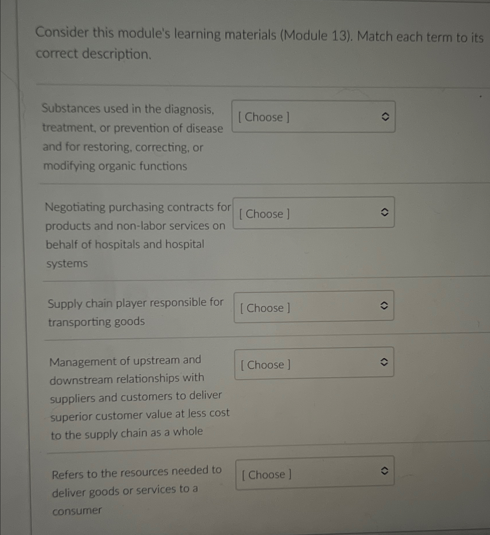Solved Consider this module's learning materials (Module | Chegg.com