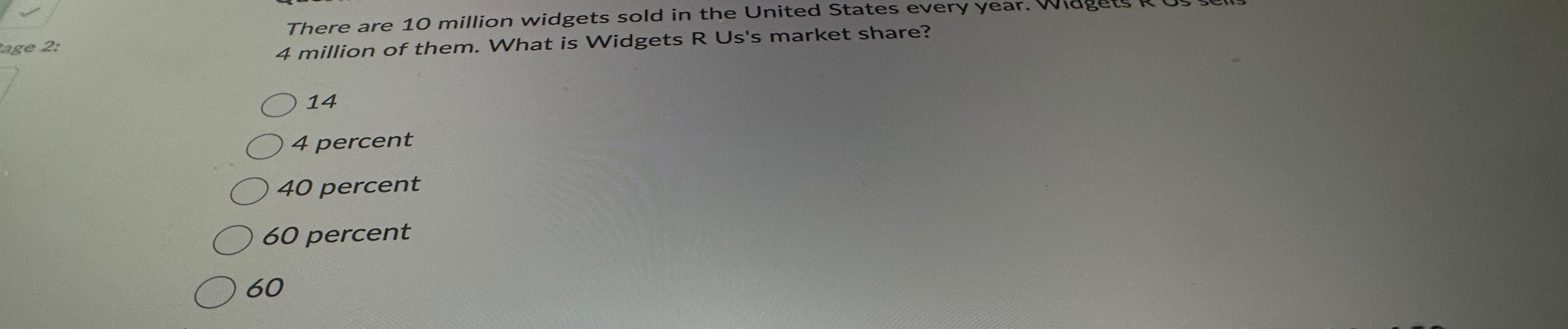 Solved There are 10 ﻿million widgets sold in the United | Chegg.com