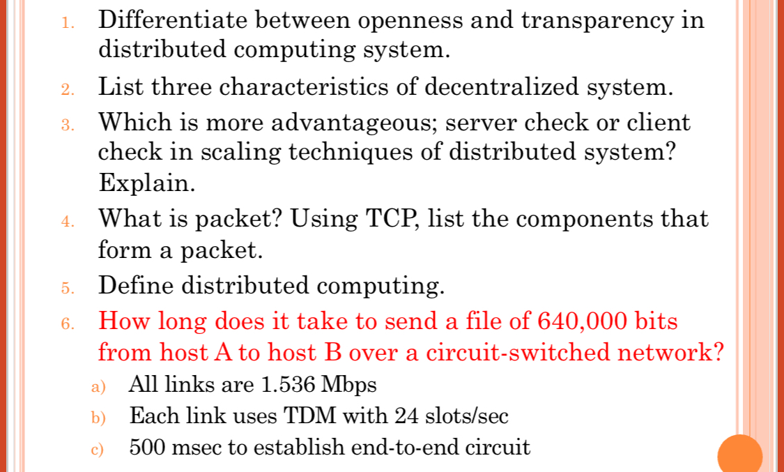 1)Differentiate between openness and transparency in | Chegg.com