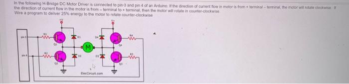 Solved the direction of cuitent flow in the motor is feom - | Chegg.com