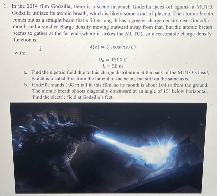 Solved In the 2014 film Godzilla, there is a scene in which | Chegg.com