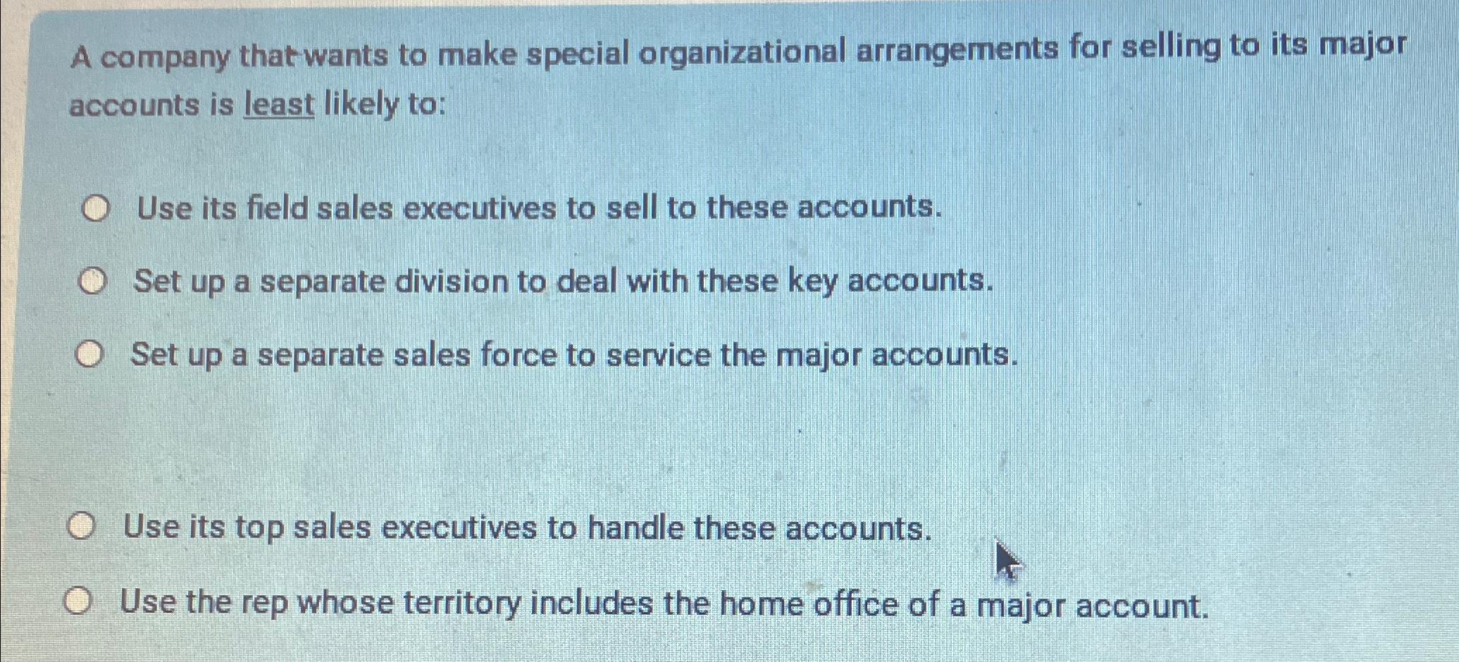 Solved A company that wants to make special organizational | Chegg.com