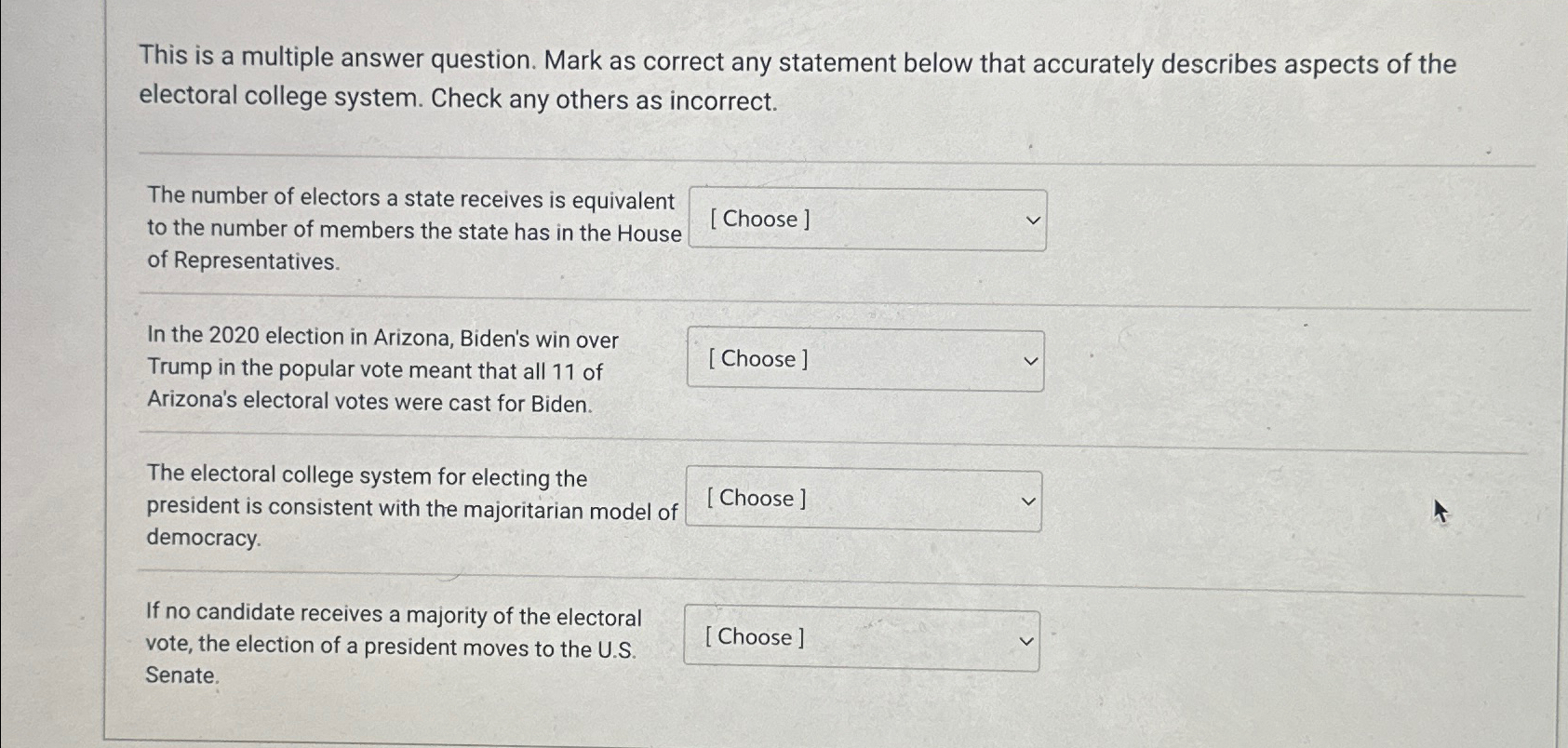 Solved This is a multiple answer question. Mark as correct | Chegg.com