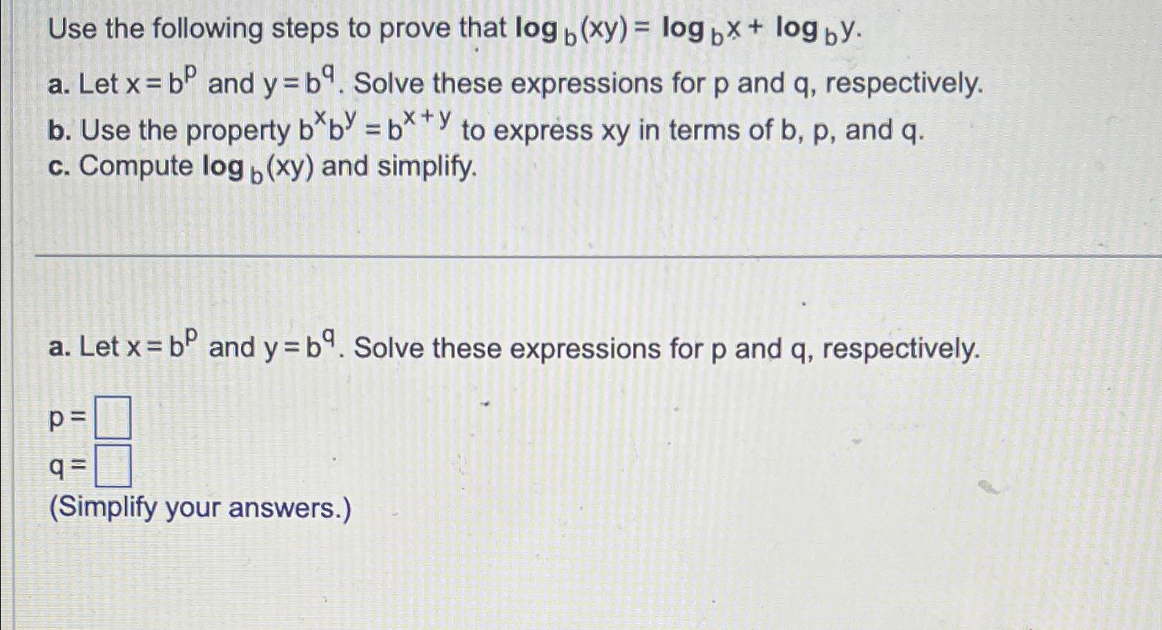 Solved Use the following steps to prove that | Chegg.com