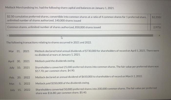 Solved Current Attempt in Progress Metlock Merchandising Inc | Chegg.com