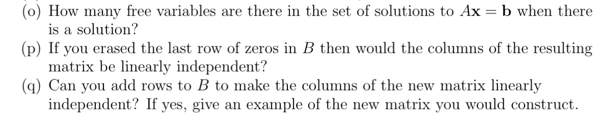 (o) ﻿How many free variables are there in the set of | Chegg.com