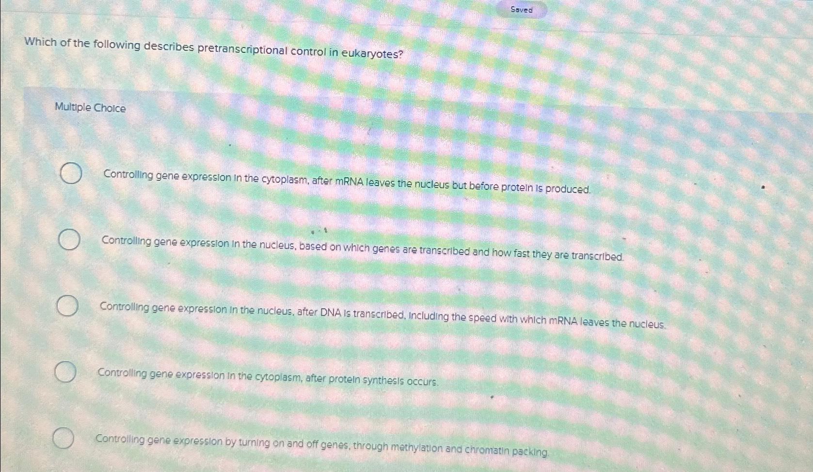 Solved SovedWhich of the following describes | Chegg.com