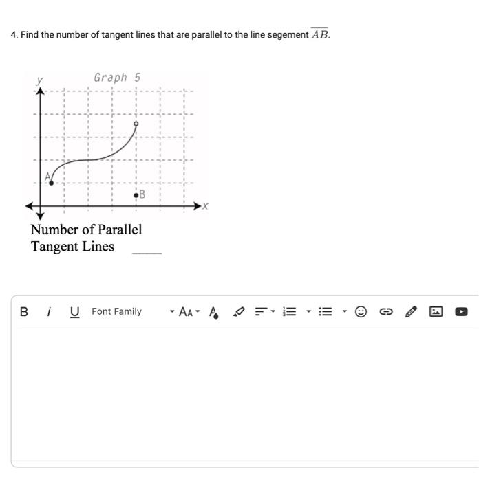 Solved 4. Find the number of tangent lines that are parallel | Chegg.com