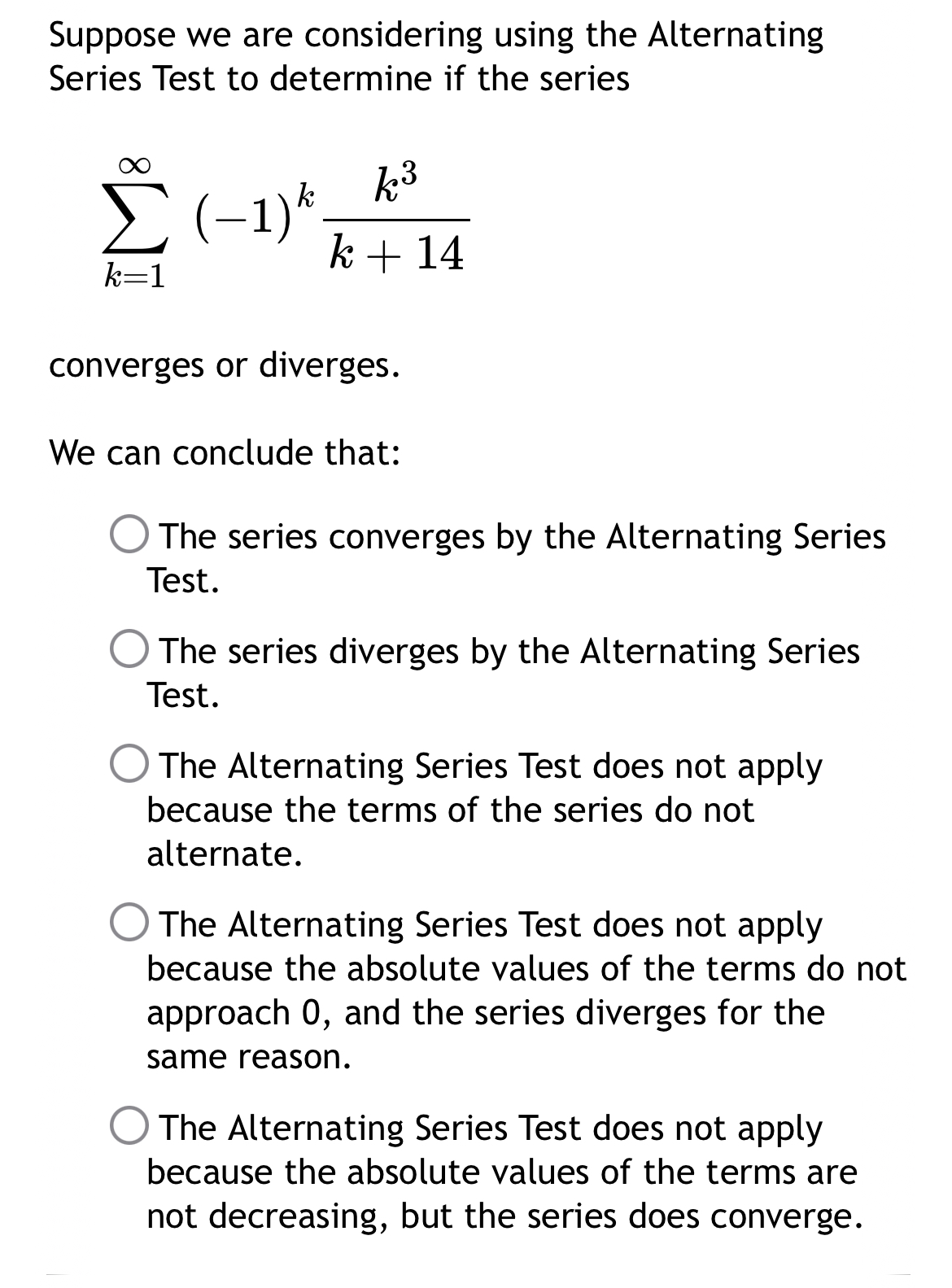 Solved Suppose we are considering using the Alternating | Chegg.com