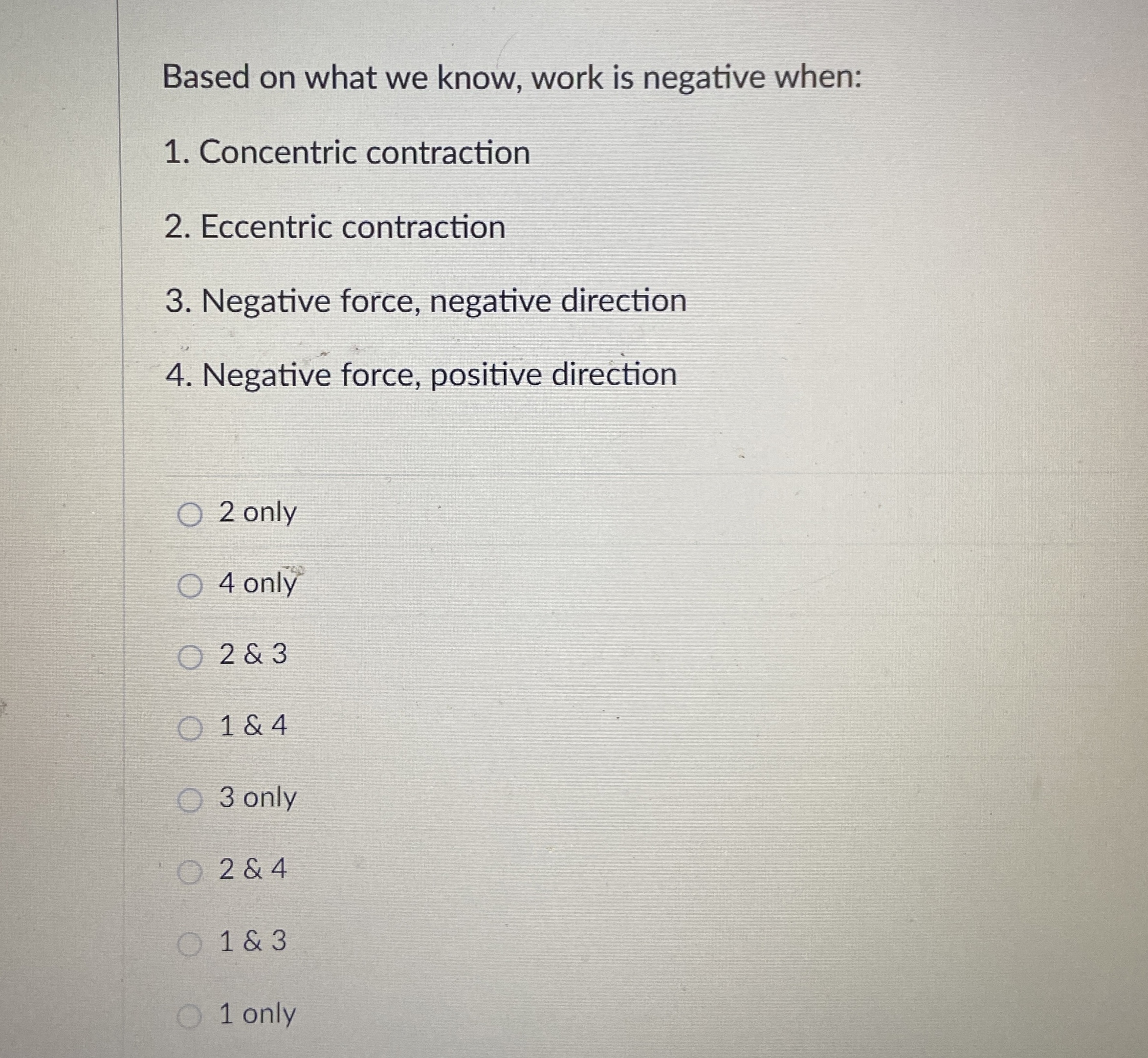 Solved Based on what we know, work is negative | Chegg.com