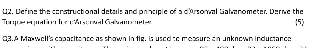 Solved Q2. Define the constructional details and principle | Chegg.com