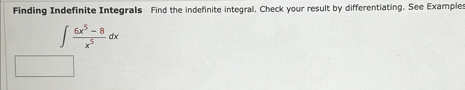 Solved Finding Indefinite Integrals Find the indefinite | Chegg.com Solved Finding Indefinite Integrals Find the indefinite | Chegg.com