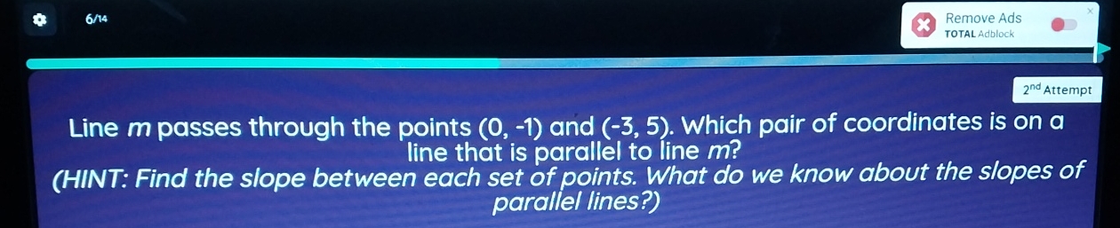 614Remove AdsTOTALAdblock2nd ﻿AttemptLine m ﻿passes | Chegg.com