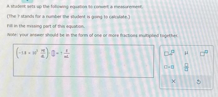 Solved Multiply or divide the following measurements. Be | Chegg.com