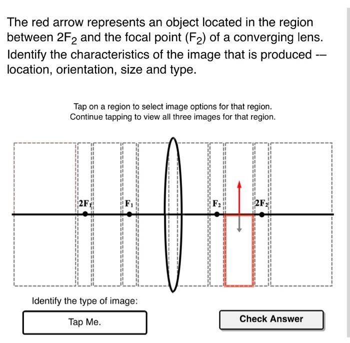 Solved The red arrow represents an object located more than | Chegg.com