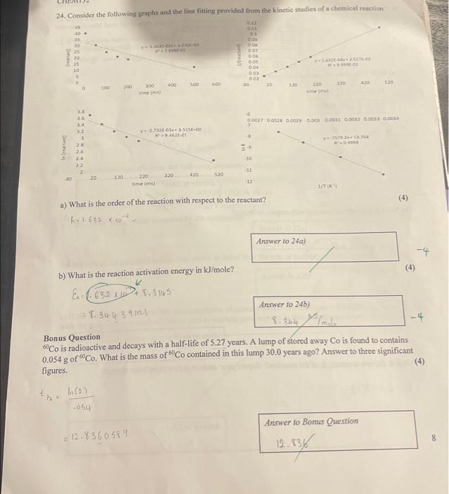 Solved 11. Open Ended. Please show your work legibly and | Chegg.com