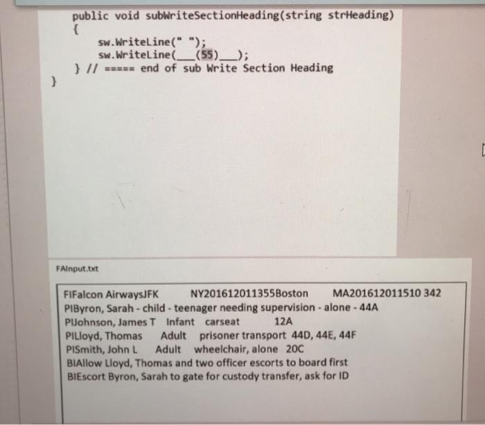 Solved Using System Using Systemio Class Program 0939