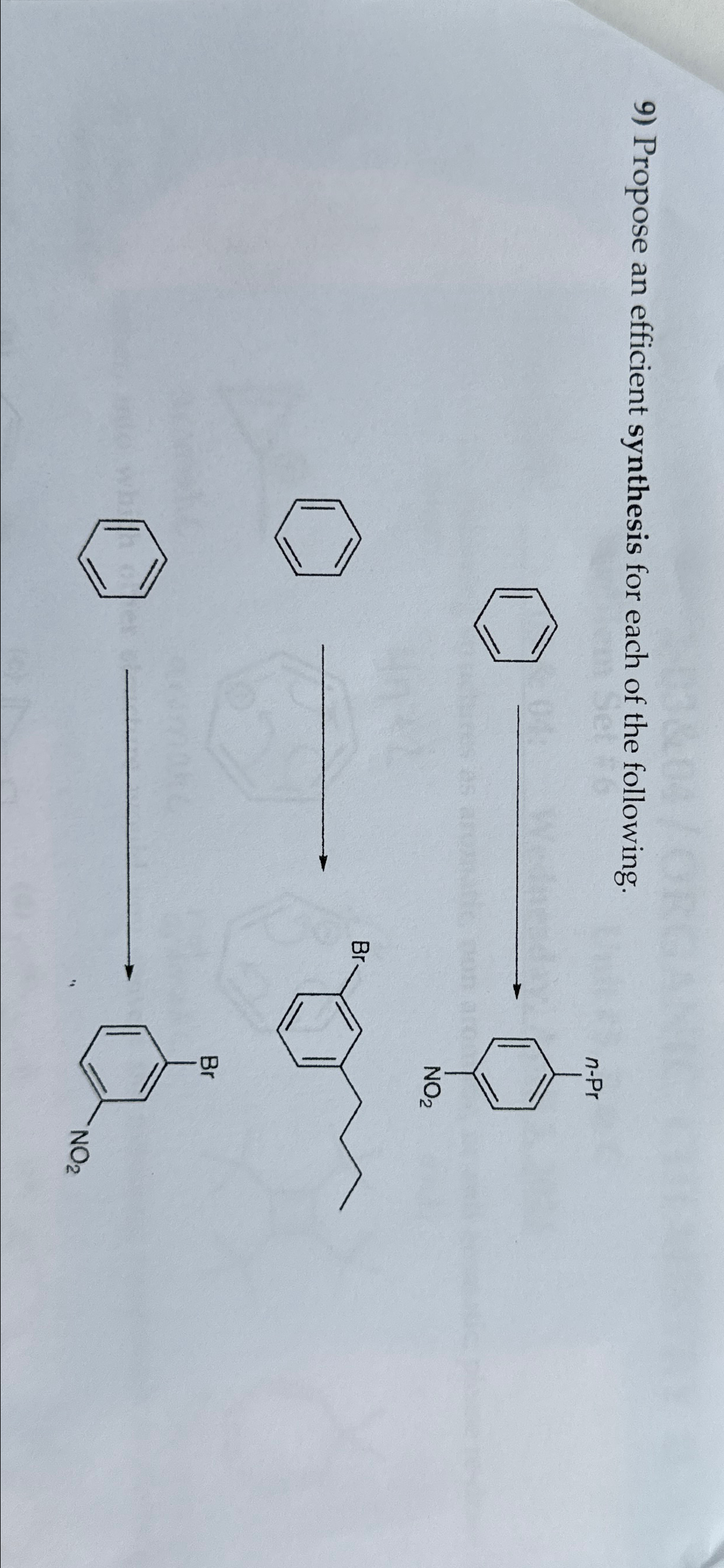 Propose an efficient synthesis for each of the | Chegg.com