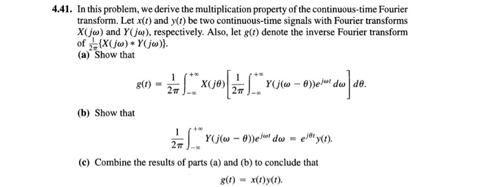Solved 4.41. In this problem, we derive the multiplication | Chegg.com