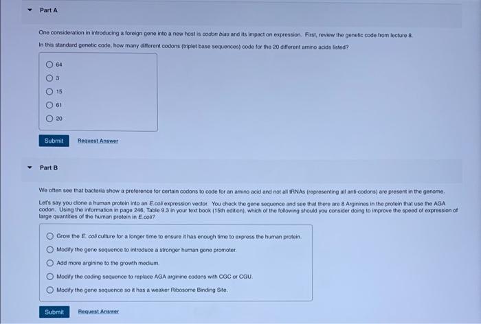 Solved Part A One consideration in introducing a foreign | Chegg.com