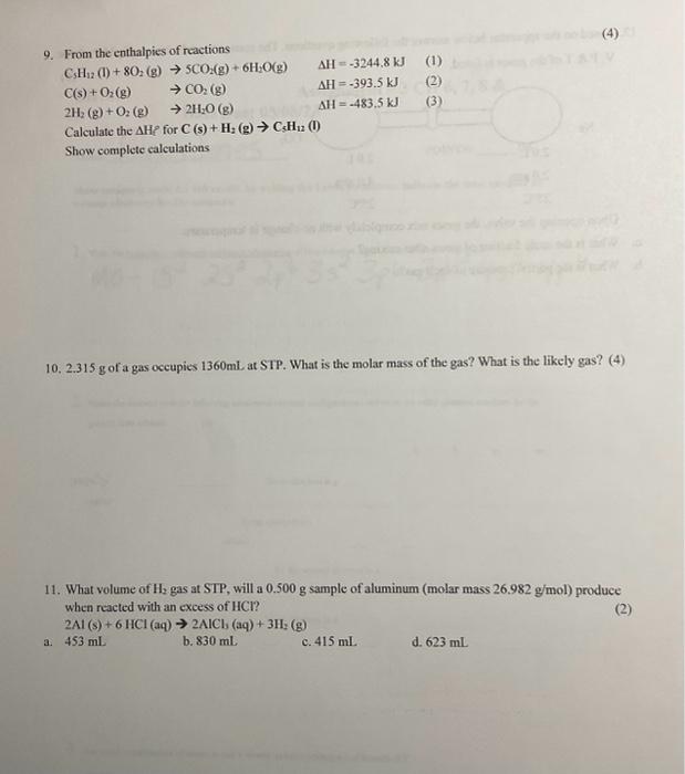 Solved 1. Determine the oxidation number of the element | Chegg.com