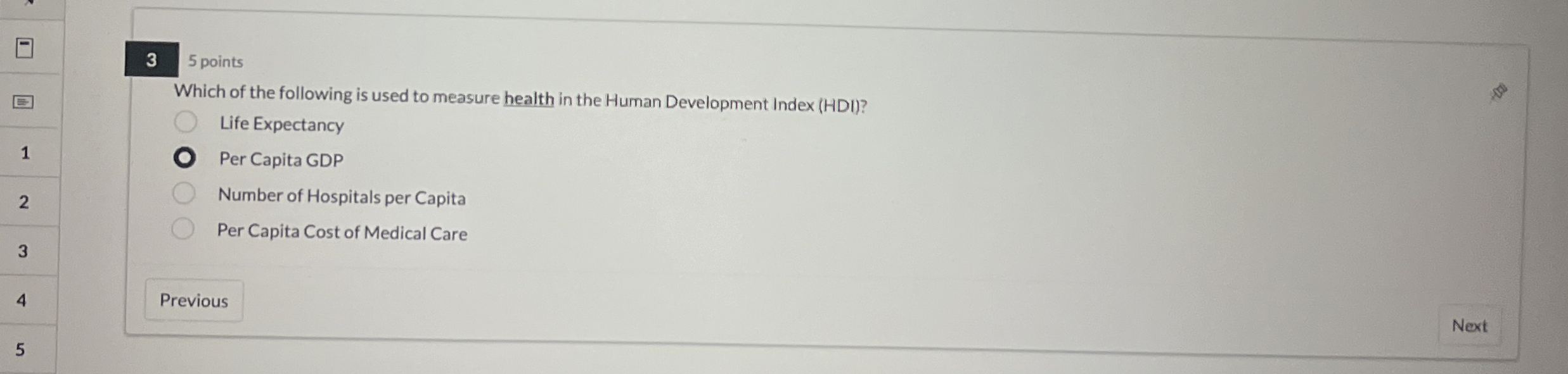 Solved 5 ﻿pointsWhich of the following is used to measure | Chegg.com