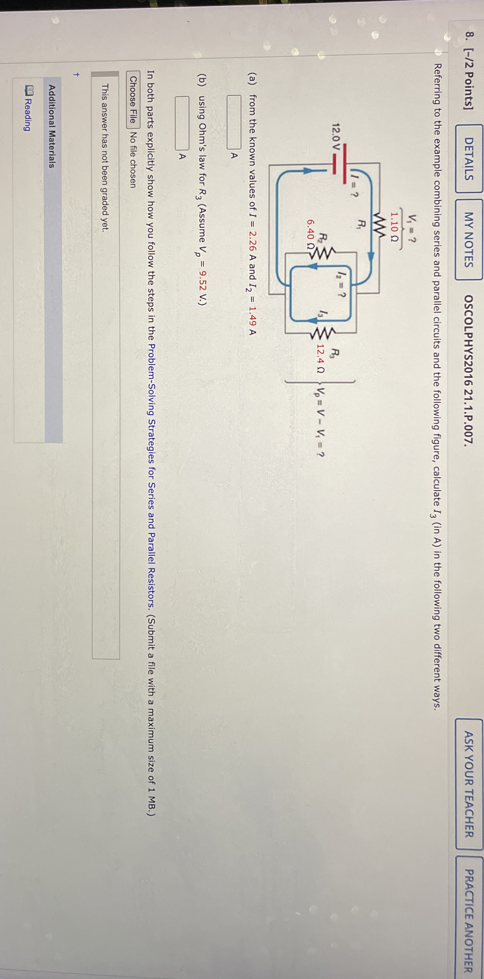 Solved Referring to the example combining series and | Chegg.com