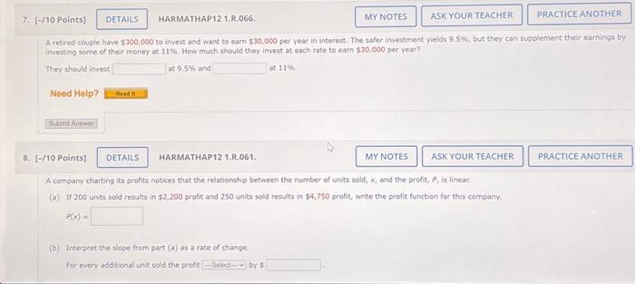 Solved Solve the equation. 6x−9=7x+4 x= /10 Points] | Chegg.com