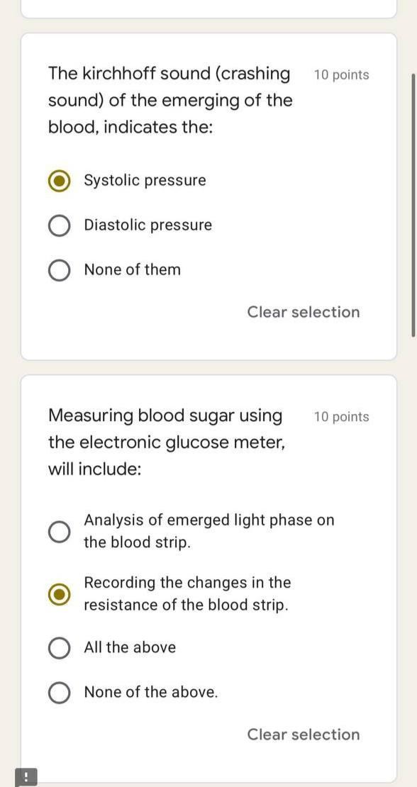 Solved 10 points The kirchhoff sound (crashing sound) of the | Chegg.com