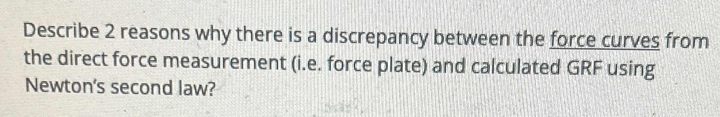 Solved Describe 2 ﻿reasons why there is a discrepancy | Chegg.com
