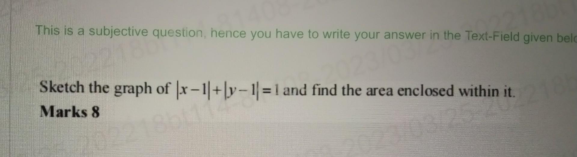 Solved This is a subjective question, hence you have to | Chegg.com