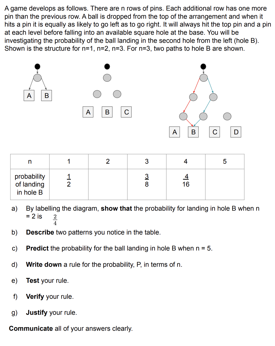 Solved A game develops as follows. There are n ﻿rows of | Chegg.com