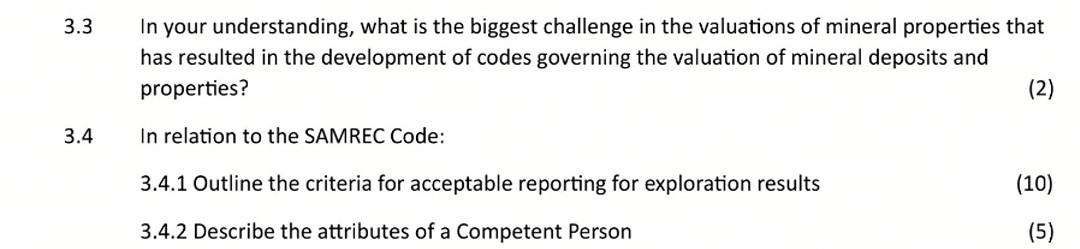 Solved 3.3 In your understanding, what is the biggest | Chegg.com