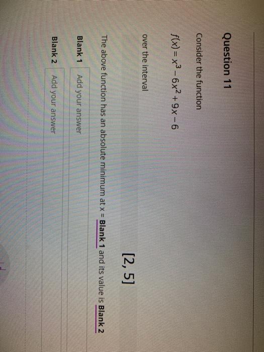 Solved Question 11 Consider the function F(x) = x3 - 6x2 | Chegg.com