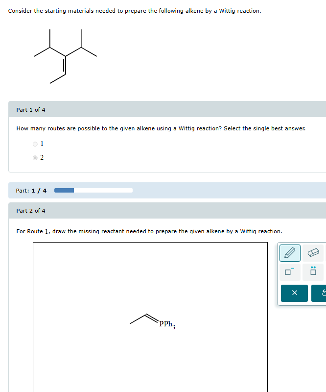 Solved Consider the starting materials needed to prepare the | Chegg.com