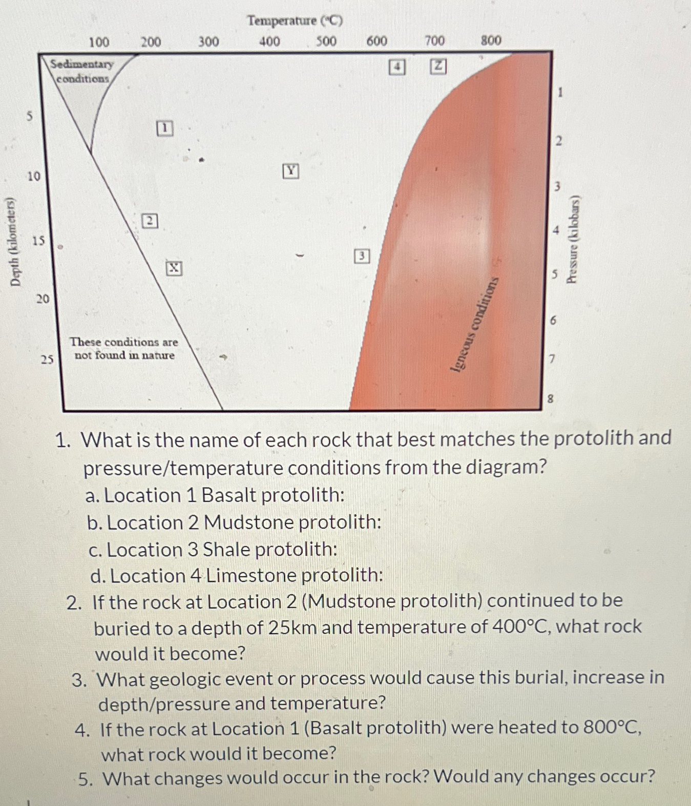 Solved What is the name of each rock that best matches the | Chegg.com